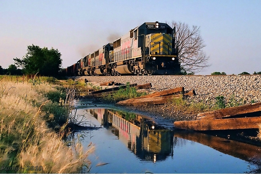 Southbound KCS Work Train